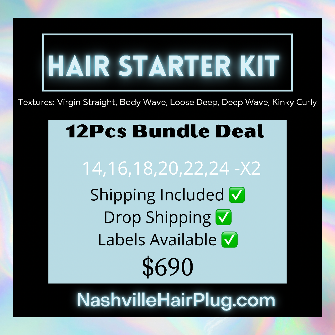 12 Pcs Bundle Deal – Nashville Hair Plug